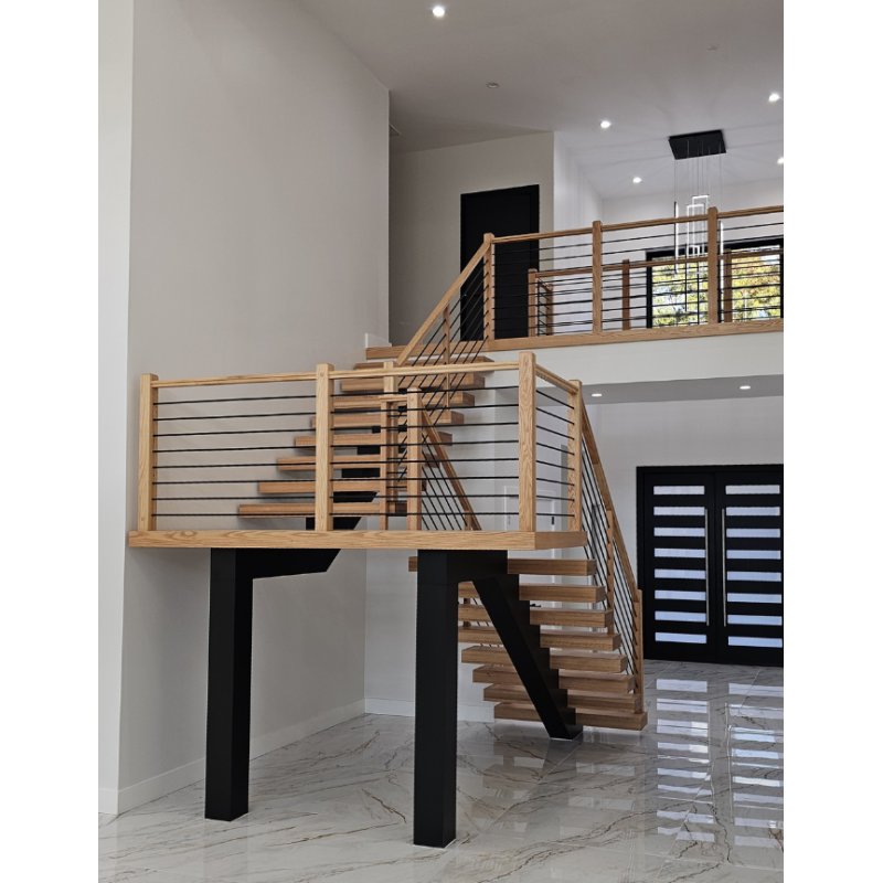 Central mono steel stair stringer - LSE SERIES - Seattle | Prestige Metal