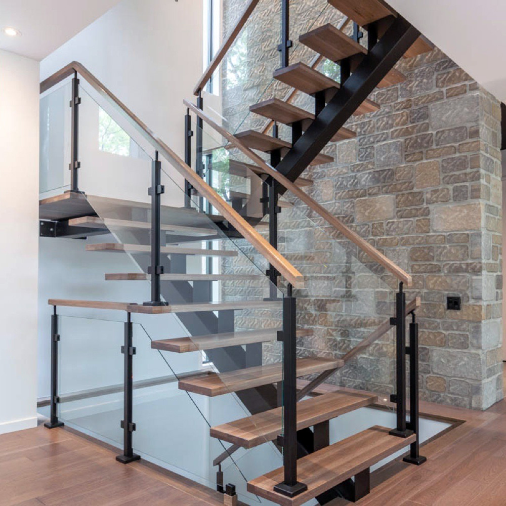 Central steel stair stringer - LTO SERIES - TOKYO | Prestige Metal